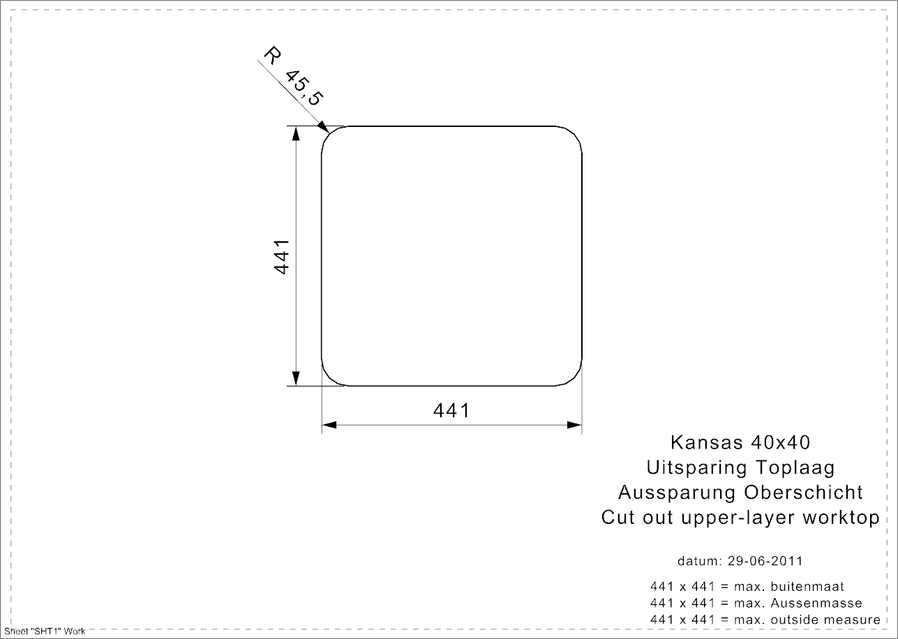 Kansas 40x40 (L) OKG