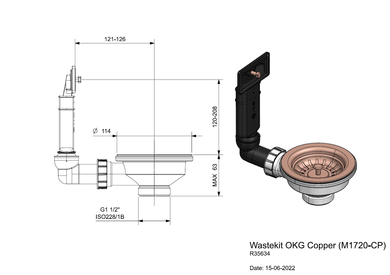 Waste kit OKG Copper