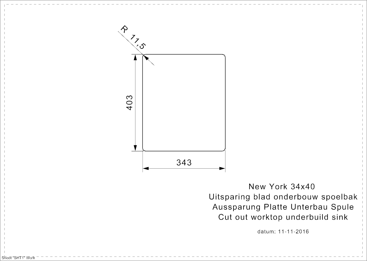 New York 34x40 (L) OKG Comfort Gold II